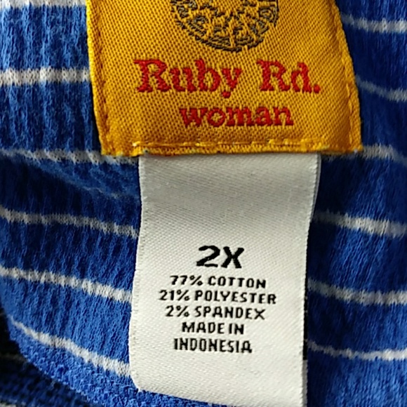 Ruby Rd. | Tops | Ruby Road Cobalt Blue Top | Poshmark